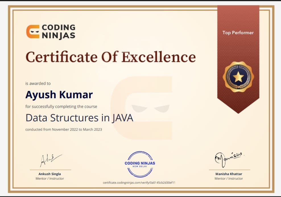 Ayush's Portfolio Website